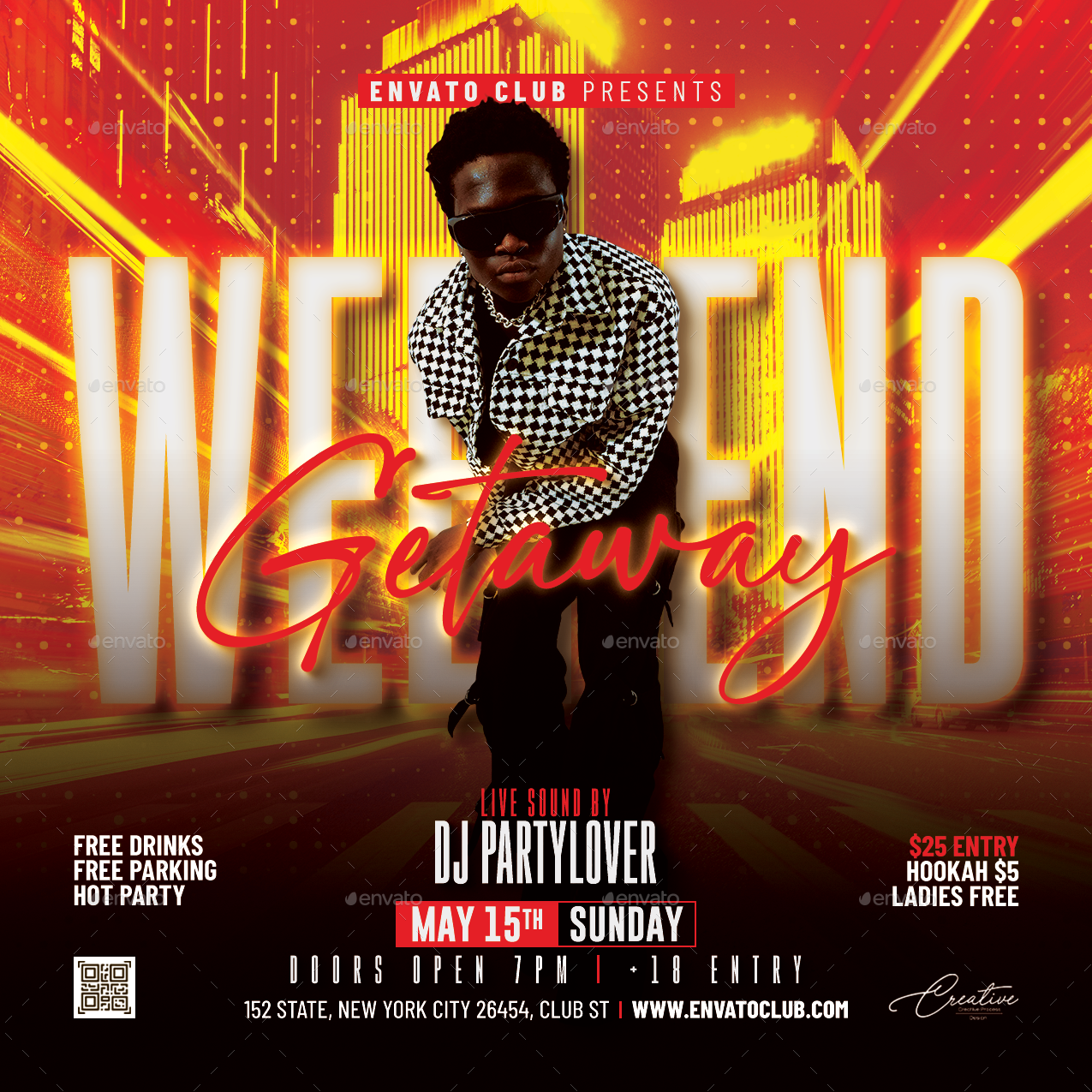 DJ Club Flyer, Print Templates | GraphicRiver