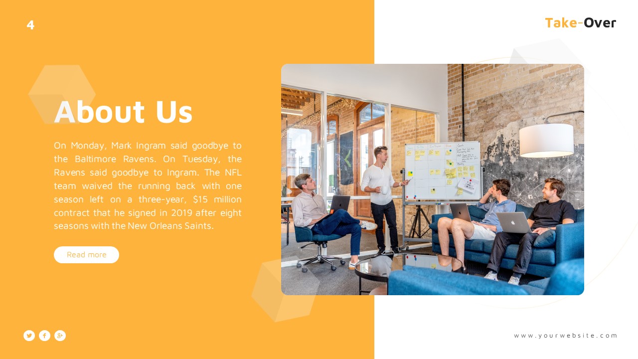 Takeover Business Presentation Template, Presentation Templates ...