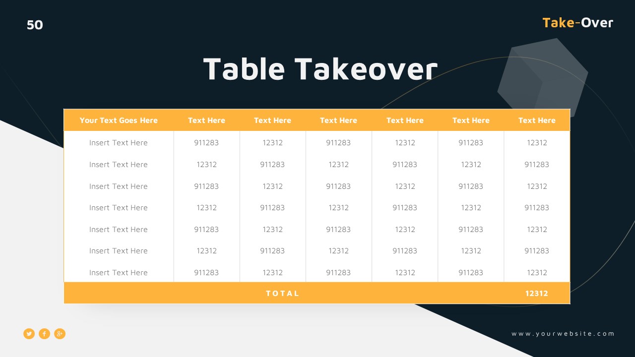 Takeover Business Presentation Template, Presentation Templates ...