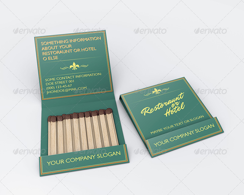 Matchbook Mock-Up, Graphics | GraphicRiver