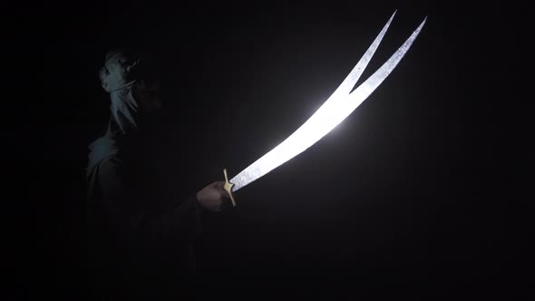 Ali and his sword, the last caliph of Islam., Stock Footage | VideoHive