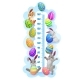 Easter Bunnies and Eggs Kids Height Chart Meter, Vectors | GraphicRiver