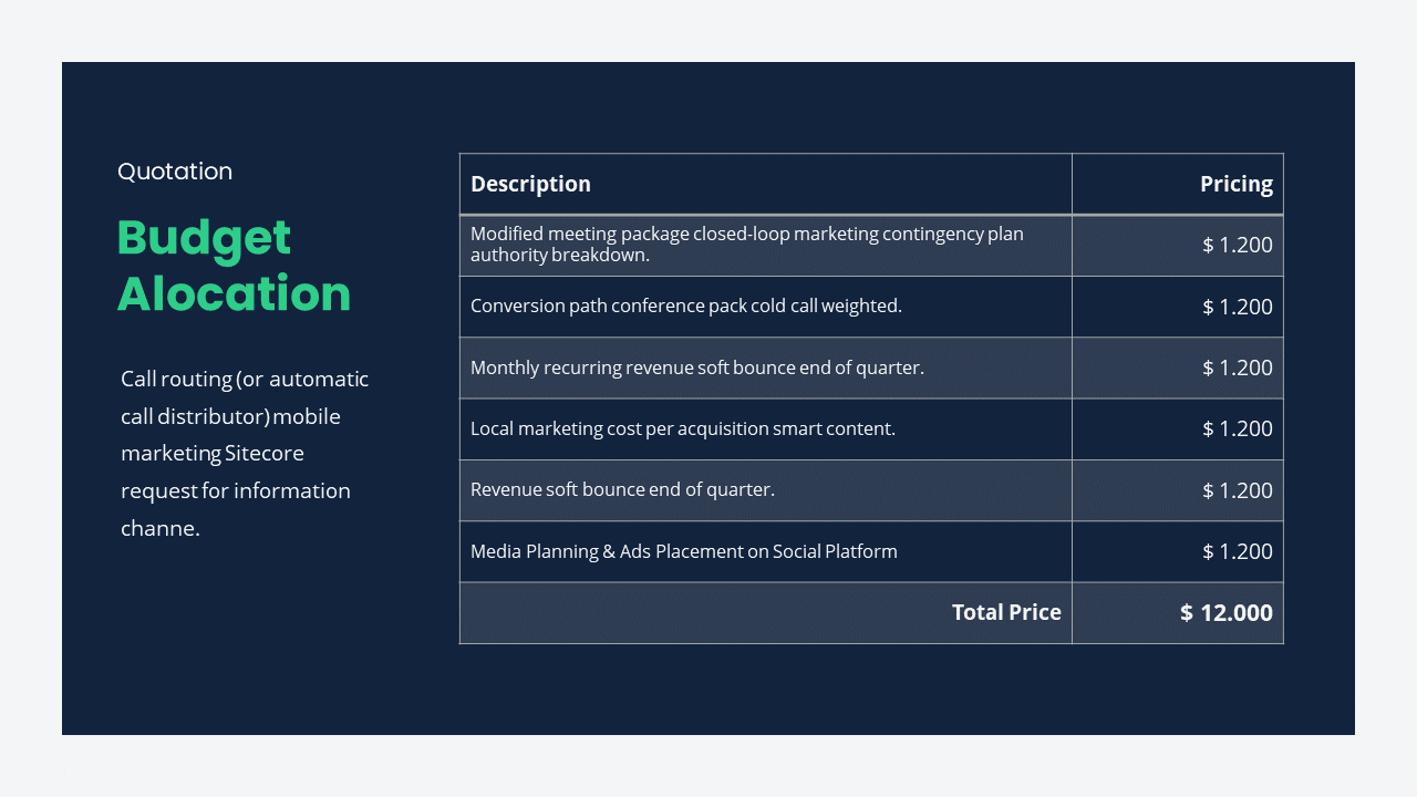 Credential - Business Proposal Pitch Deck, Presentation Templates ...