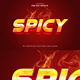 Spicy Hot Editable Text Effect PSD, Add-ons | GraphicRiver