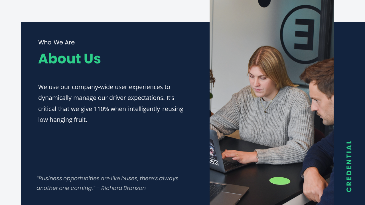 Credential - Business Proposal Pitch Keynote, Presentation Templates