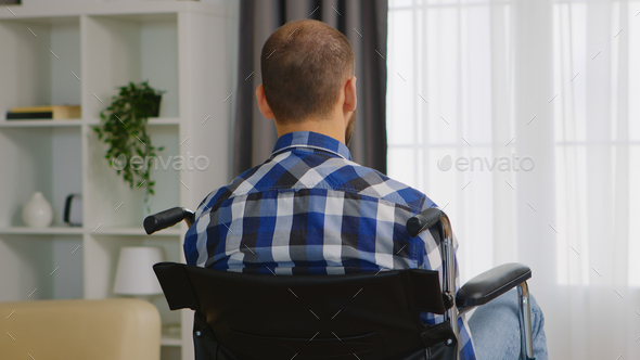Paralyzed young man Stock Photo by DC_Studio | PhotoDune