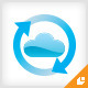 Cycle Cloud Computing Logo, Logo Templates | GraphicRiver