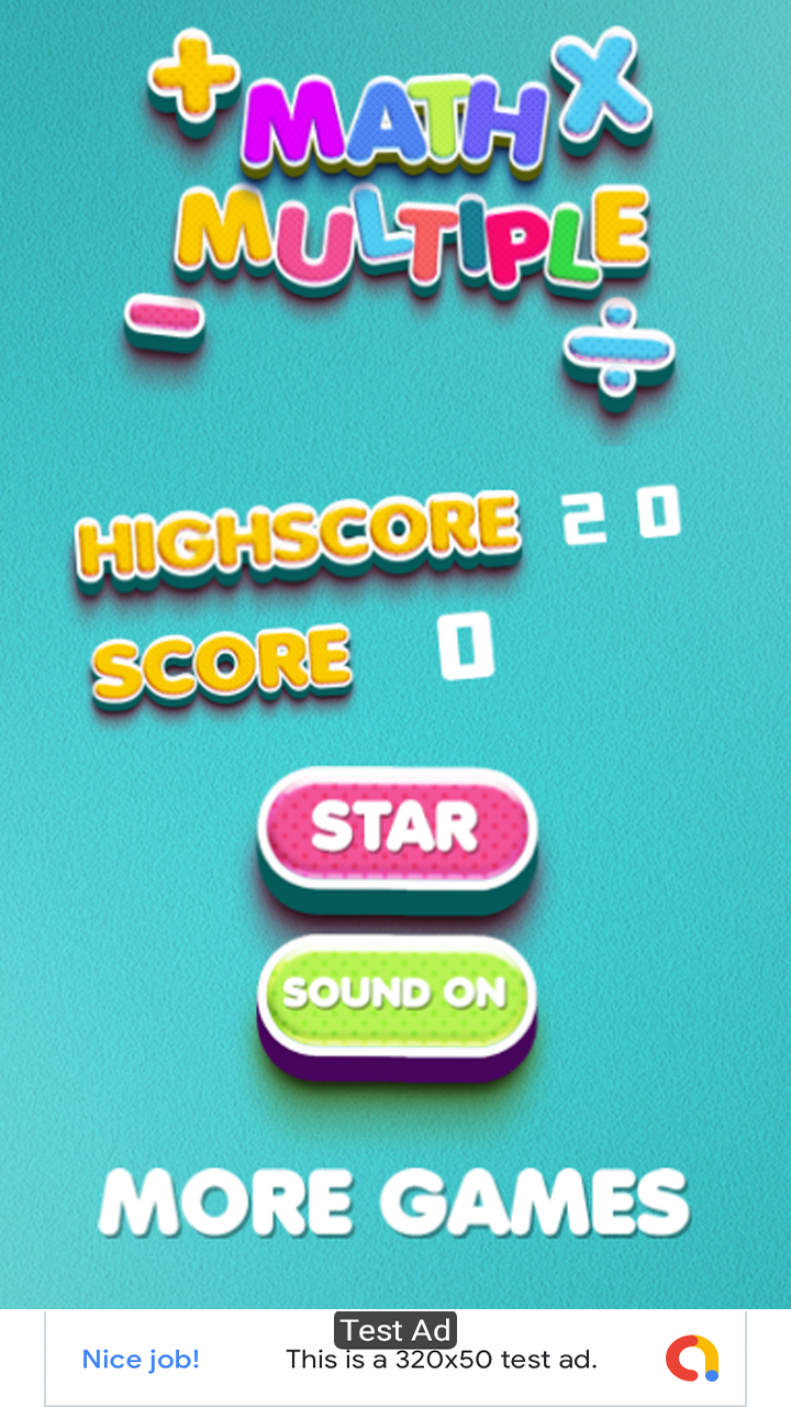 Math Multiple(Admob + GDPR + Android Studio) by monkey-creative ...