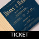 Dinner Dance Ticket Template, Print Templates | GraphicRiver