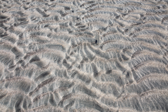 Sand formation on the beach. Nature Background Stock Photo by edb3_16