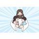 Jesus Christ Hug Cuddle Small Children, Vectors | GraphicRiver