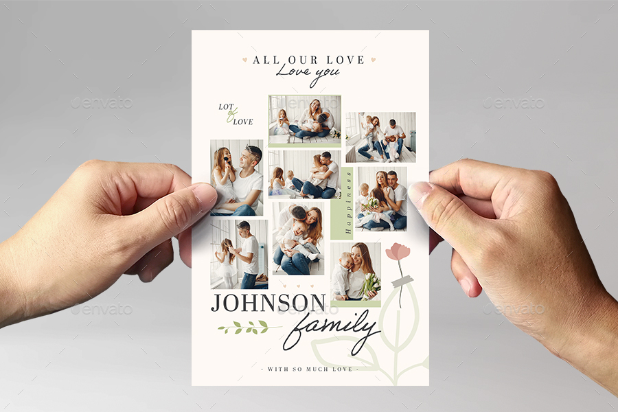 Elegant Photo Collage Flyer Set, Print Templates | GraphicRiver