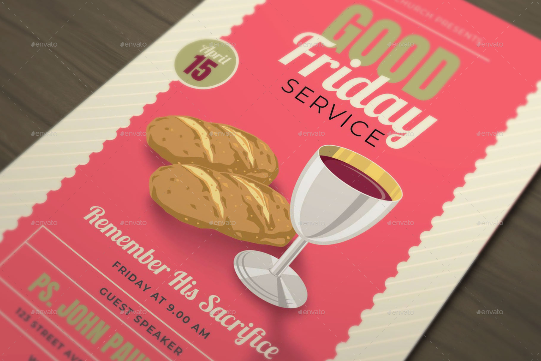 Good Friday Service Template Set, Print Templates | GraphicRiver