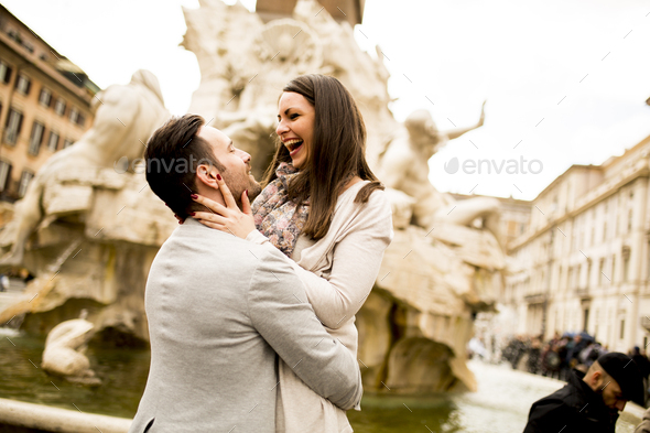 Loving couple in Rome, Italy Stock Photo by BGStock72 | PhotoDune