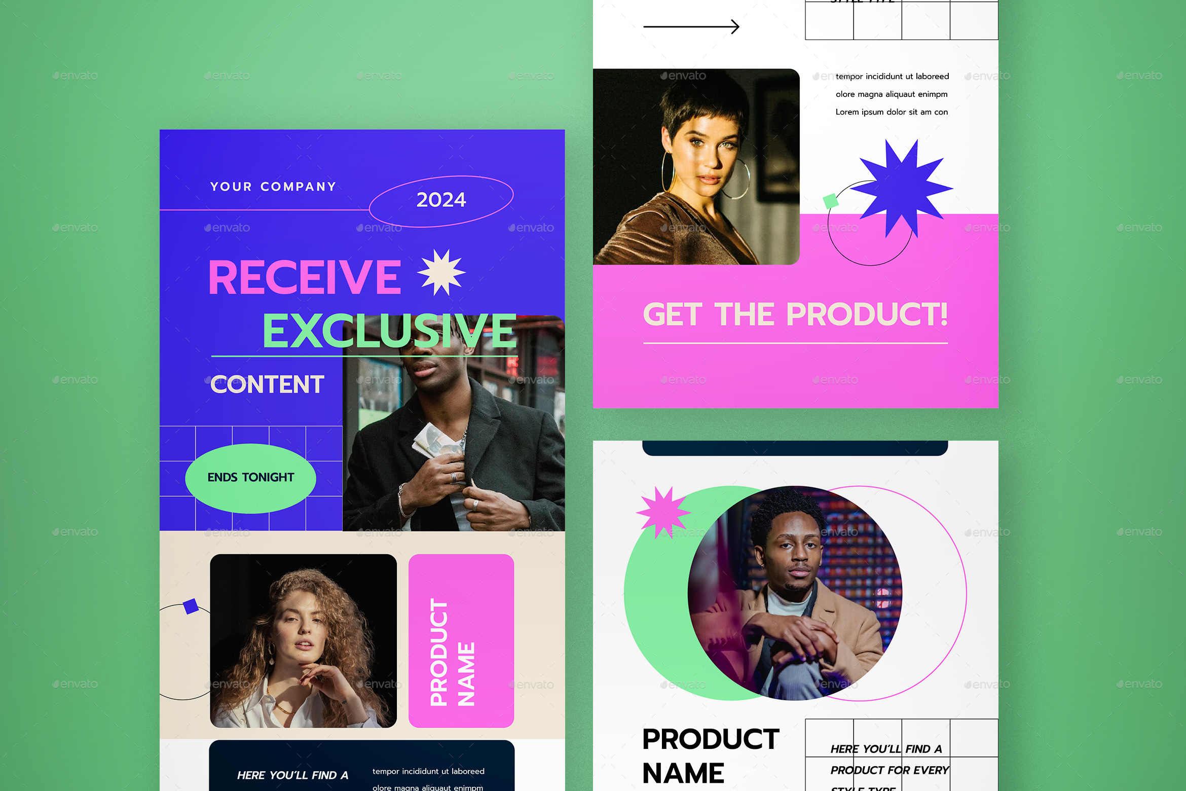 Aesthetic Email Newsletter, Web Elements | GraphicRiver