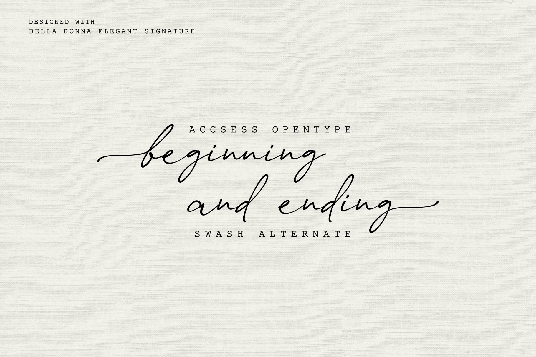 Bella Donna / Elegant Signature, Fonts | GraphicRiver