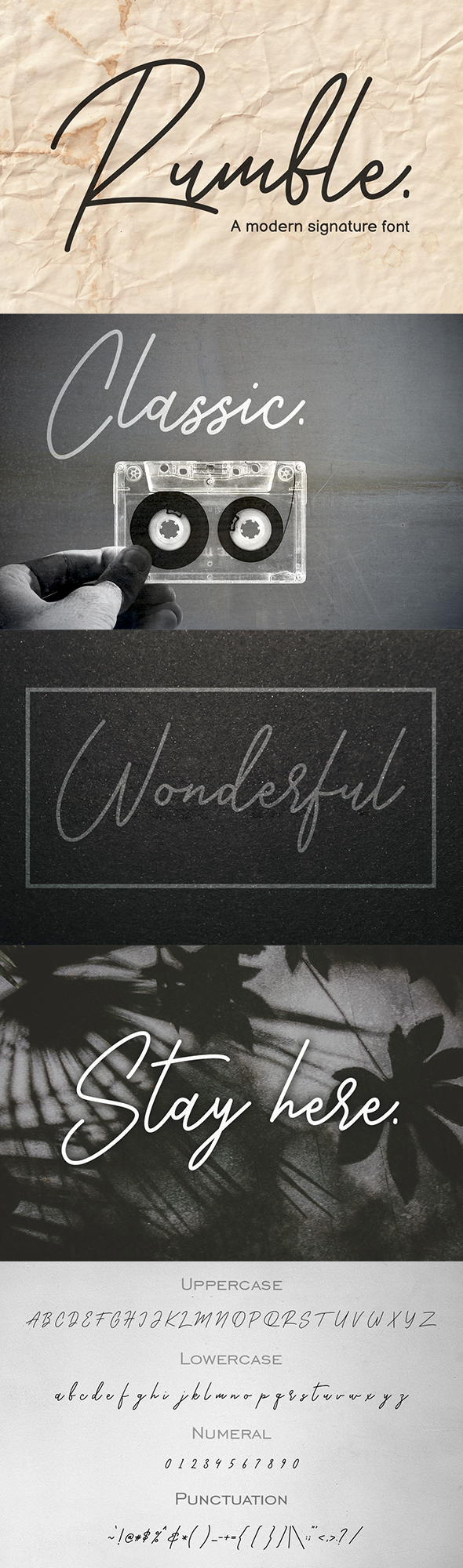 Rumble, Fonts | GraphicRiver