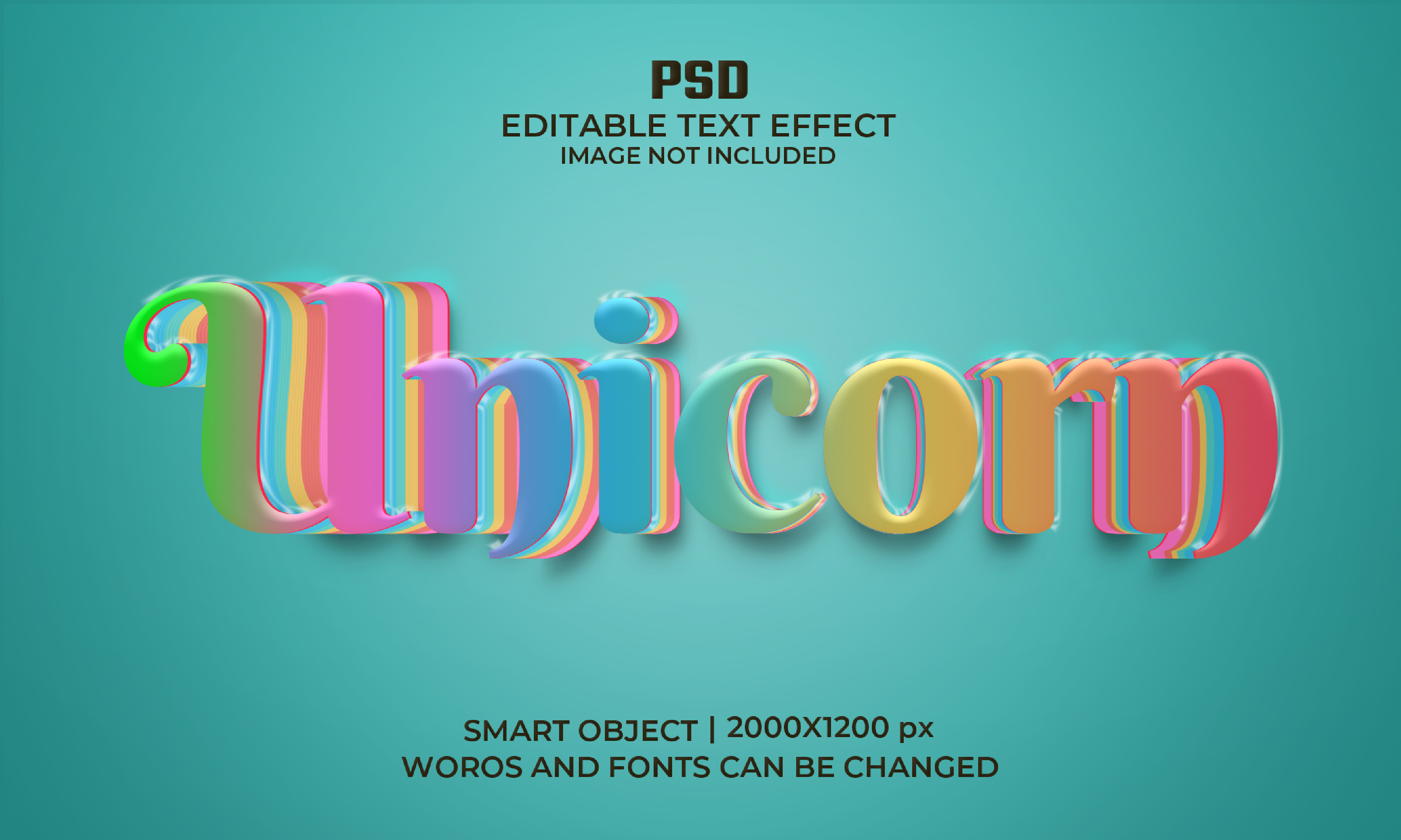 40 Editable 3D Text Effects Pack, Add-ons | GraphicRiver