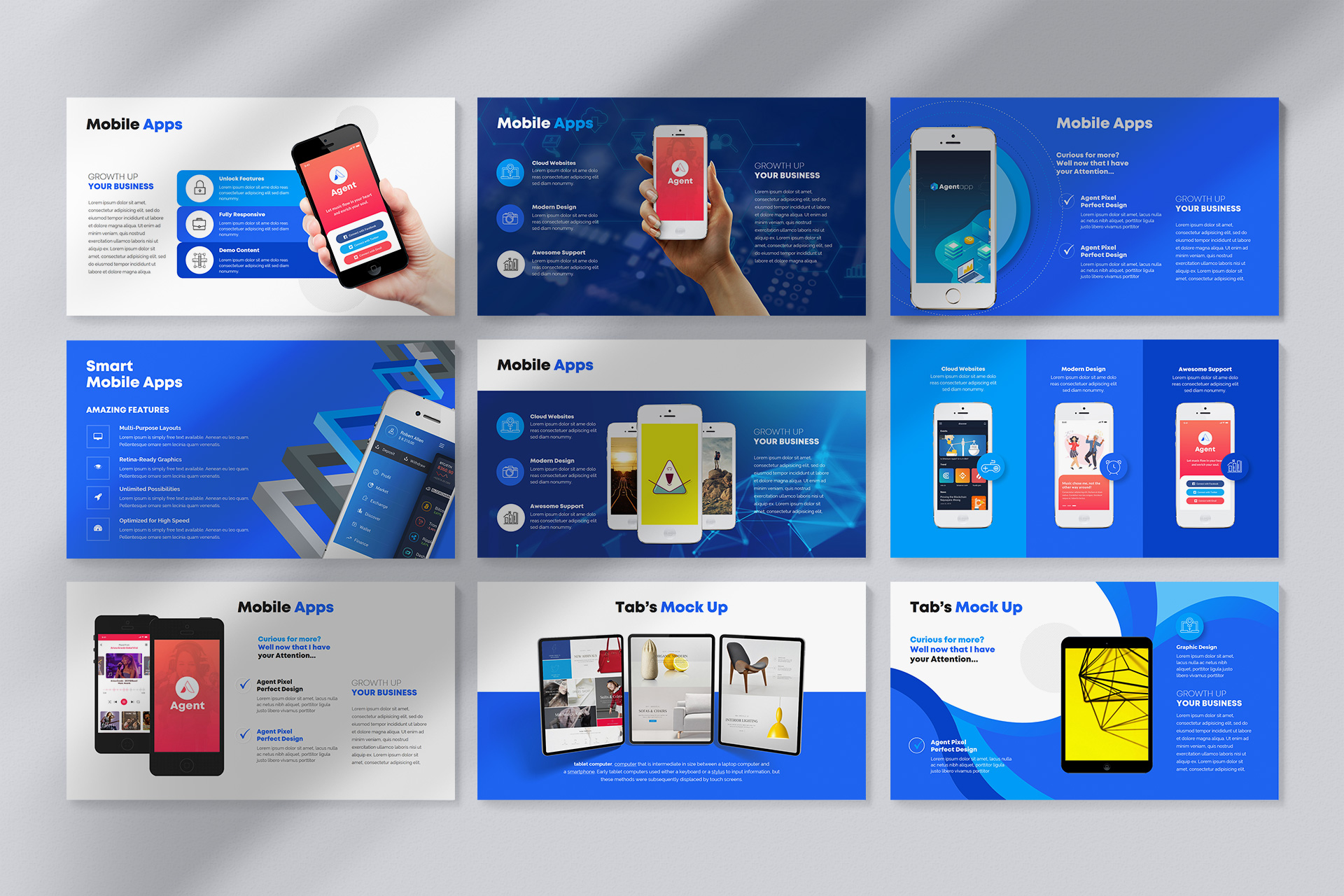 Agent Keynote Presentation Template by generousart | GraphicRiver