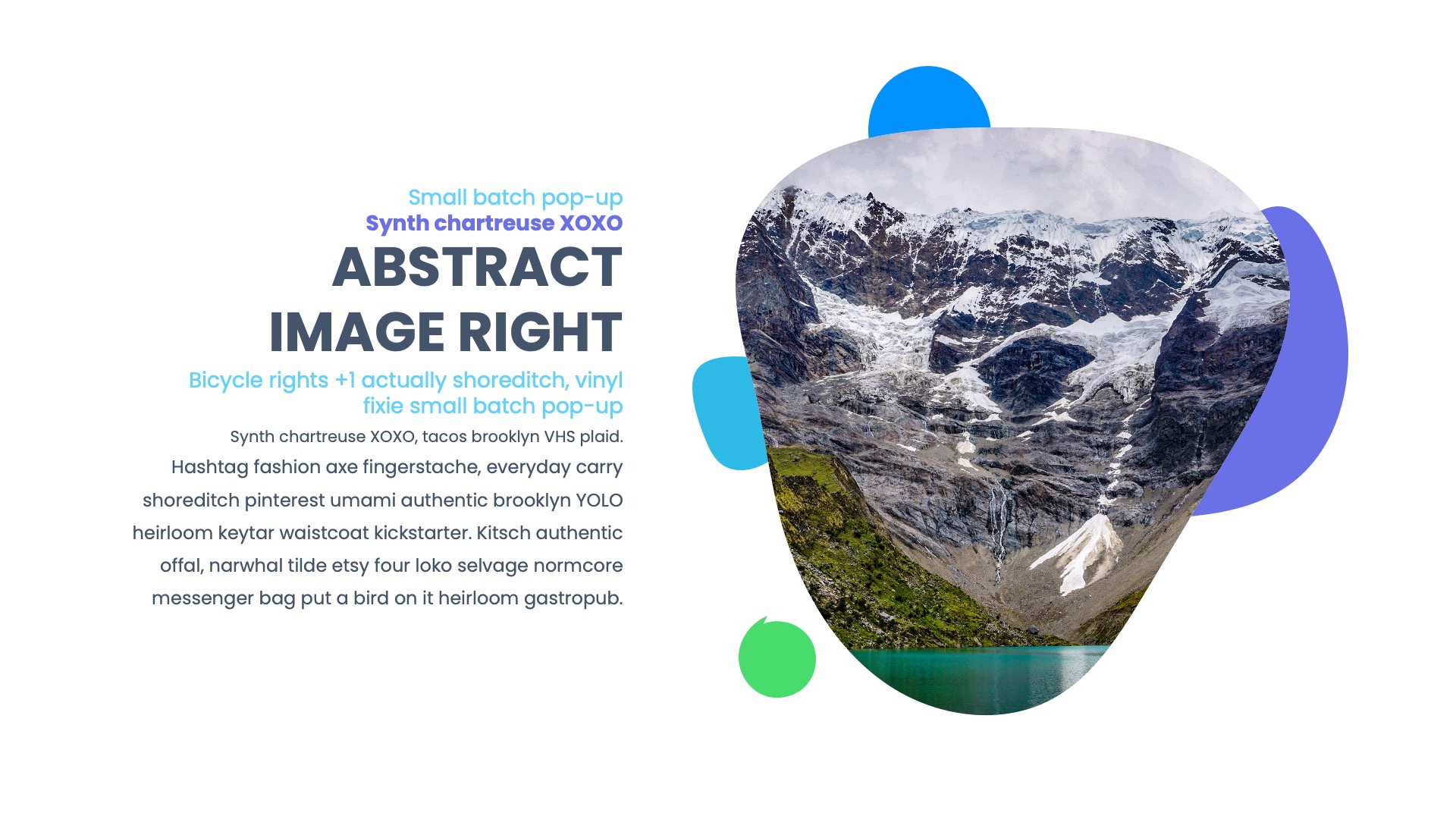 Abstract Image Holders - PowerPoint Infographics Slides, Presentation ...