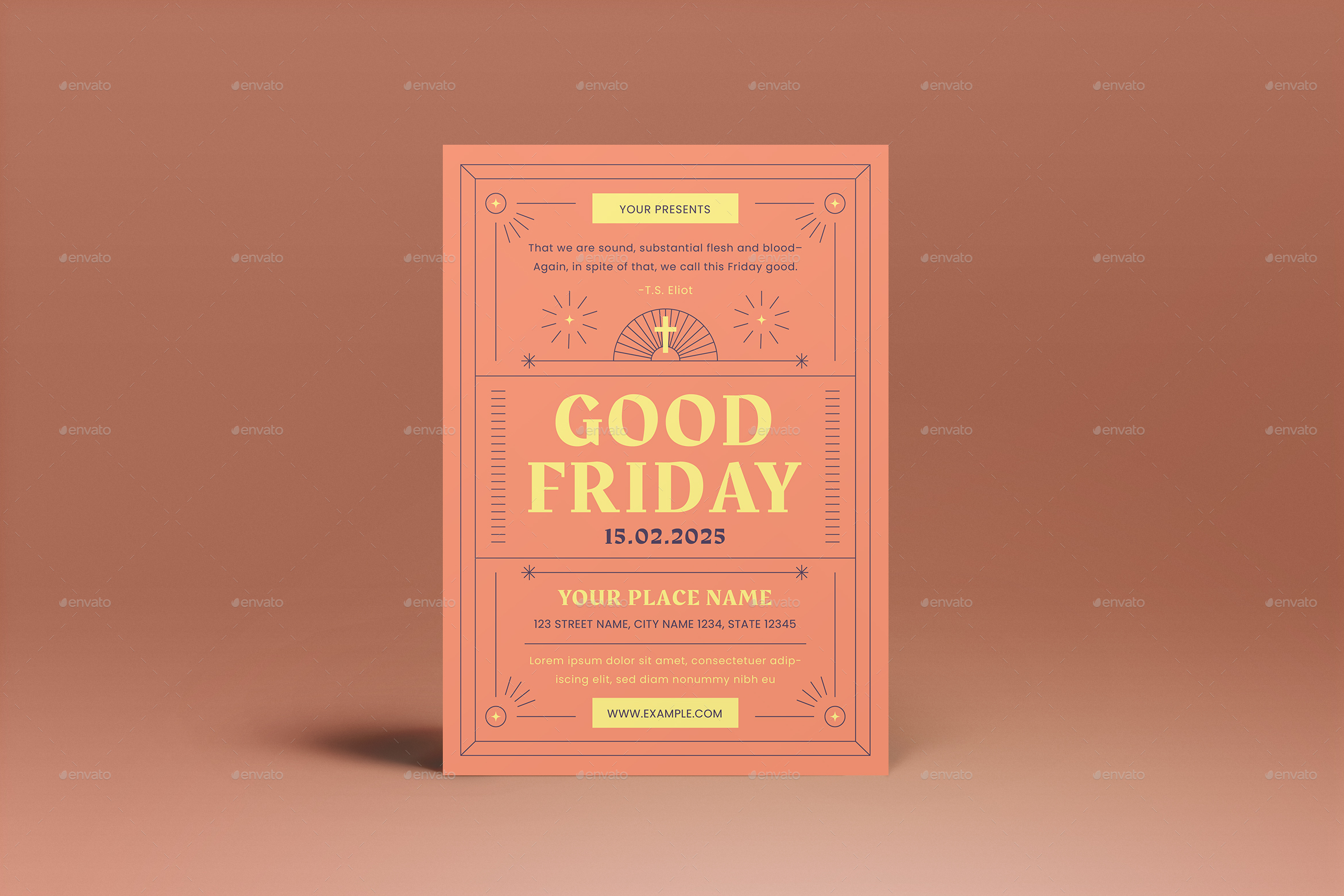 Good Friday Flyer, Print Templates | GraphicRiver