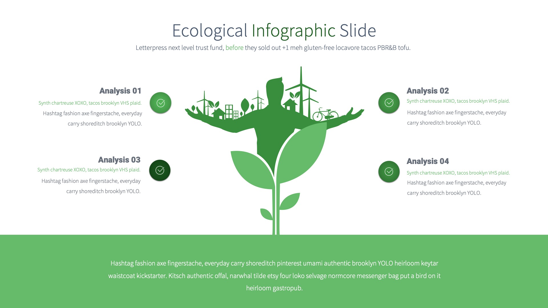 Ecological - PowerPoint Infographics Slides, Presentation Templates