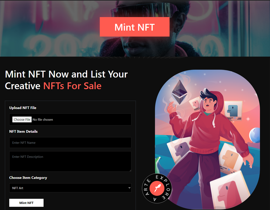NFT Softix – NFT Marketplace with React js by SemoThemes | CodeCanyon