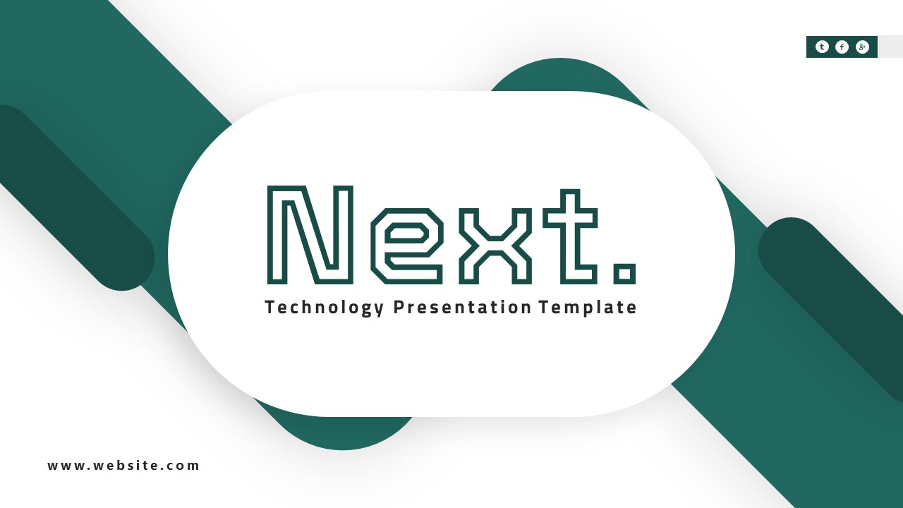Next Technology Presentation Template, Presentation Templates ...
