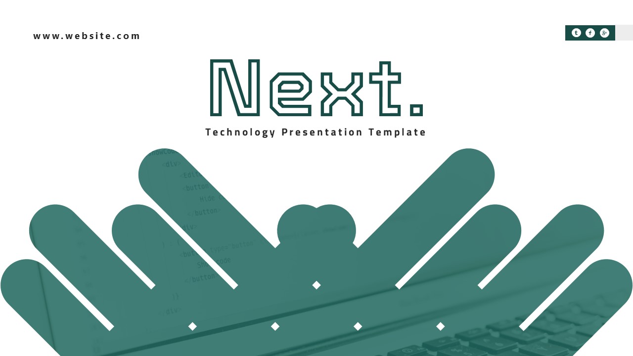 Next Technology Presentation Template, Presentation Templates ...