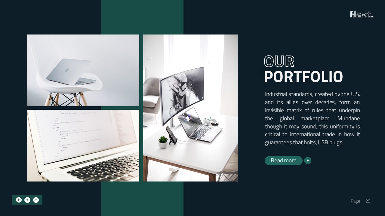 Next Technology Presentation Template, Presentation Templates ...