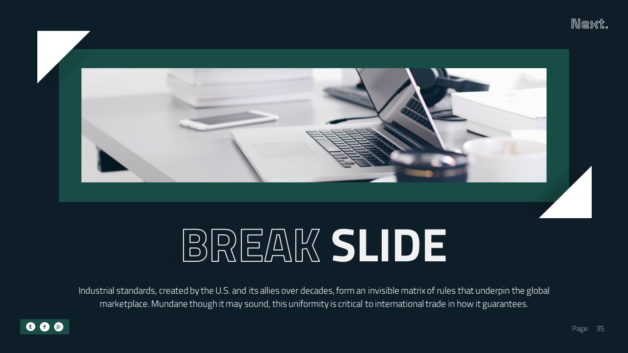 Next Technology Presentation Template, Presentation Templates ...