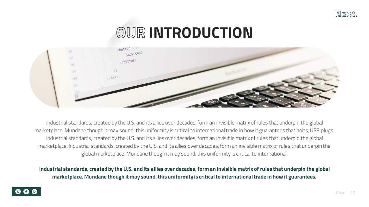 Next Technology Presentation Template, Presentation Templates ...