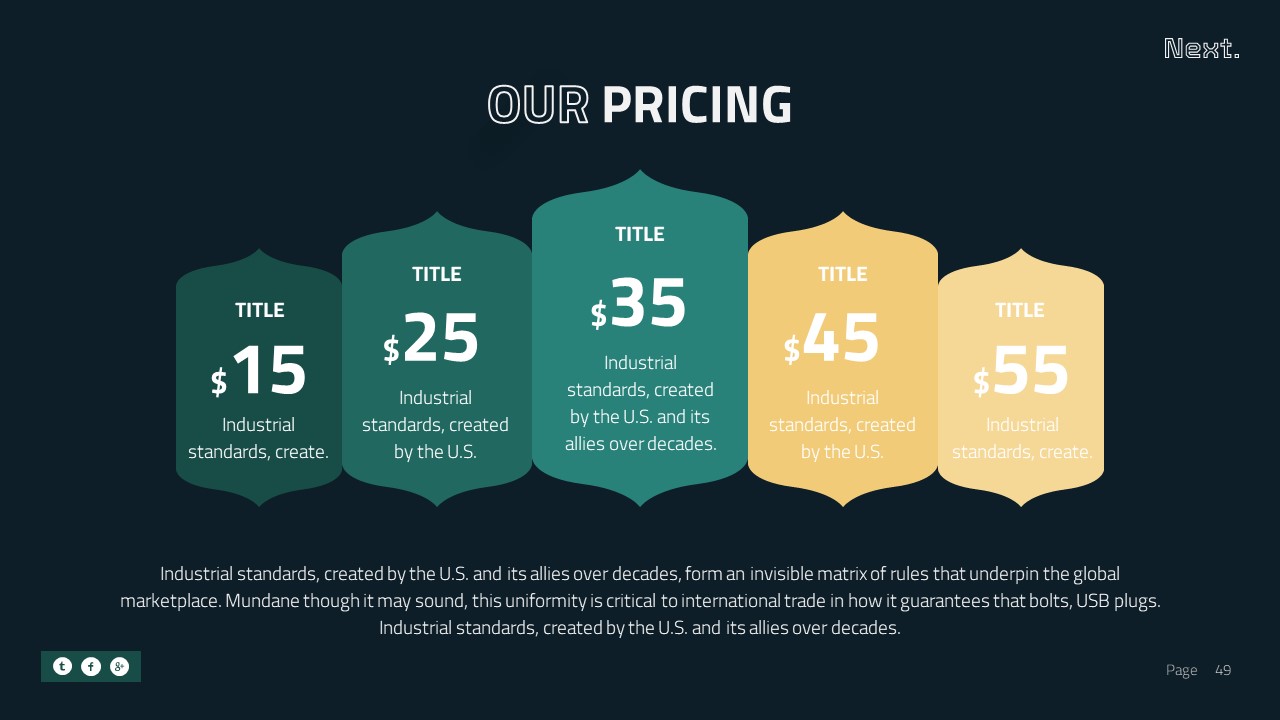 Next Technology Presentation Template, Presentation Templates ...