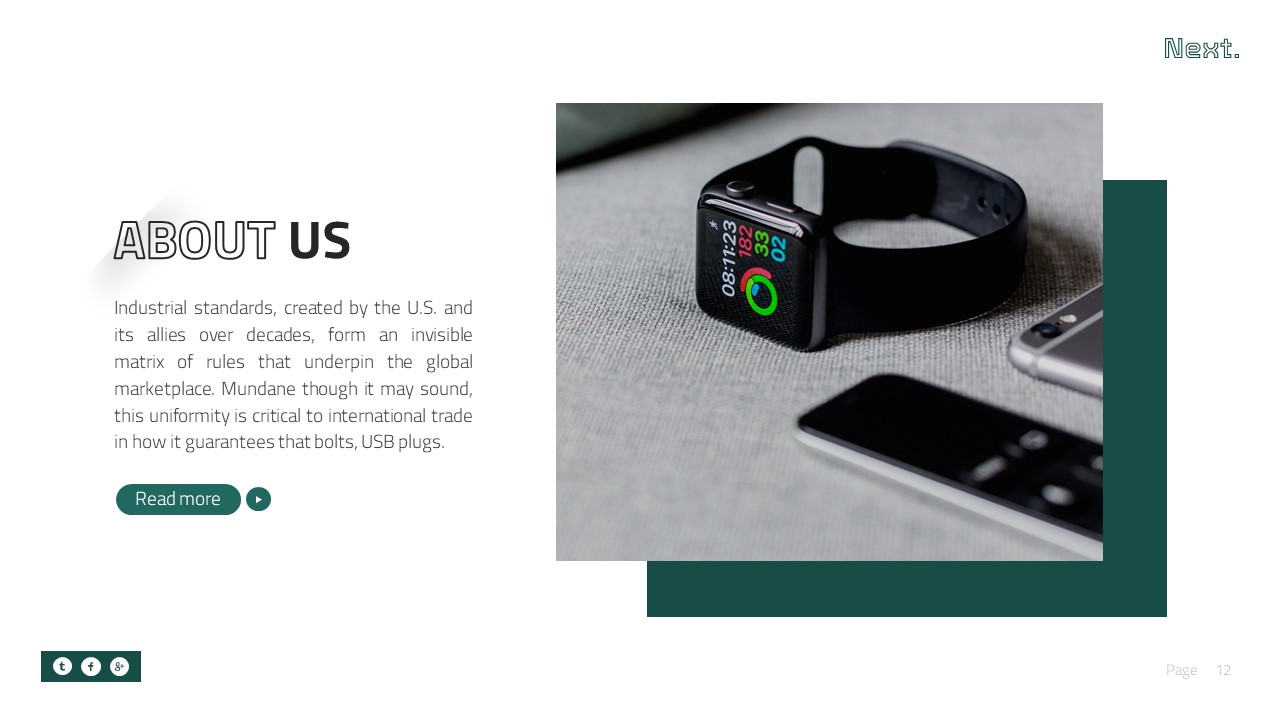 Next Technology Presentation Template, Presentation Templates ...