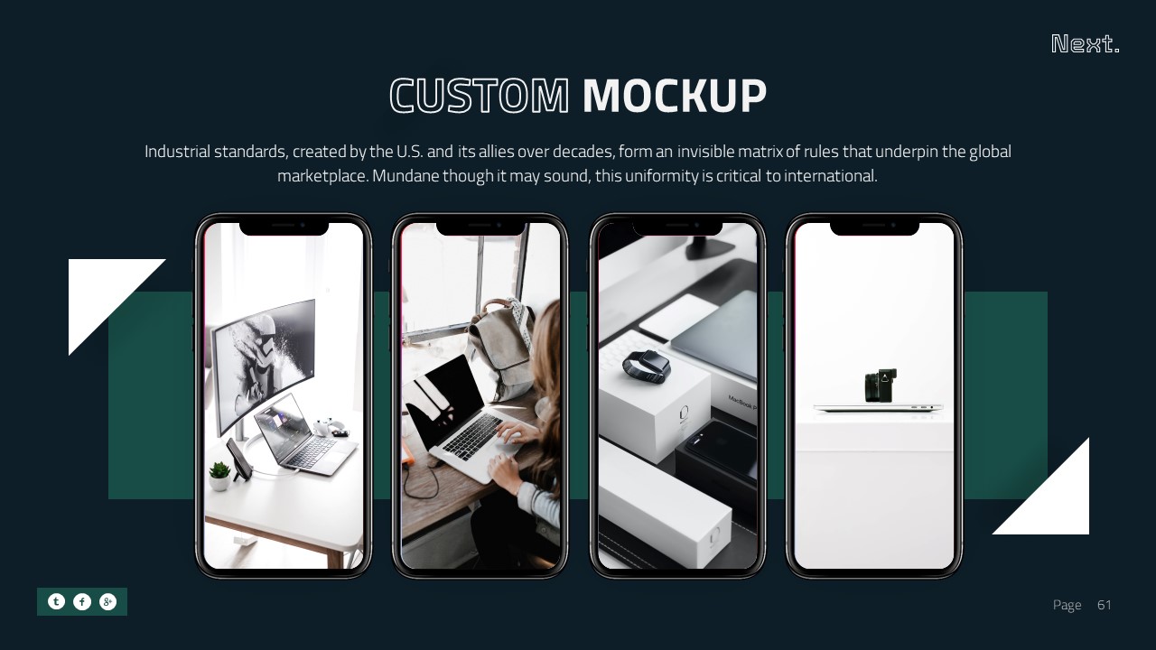 Next Technology Presentation Template, Presentation Templates ...