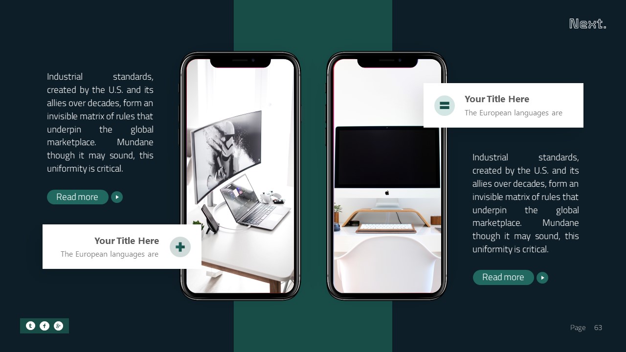 Next Technology Presentation Template, Presentation Templates ...