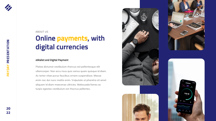 Payday - eWallet and Digital Payment PowerPoint Template, Presentation ...