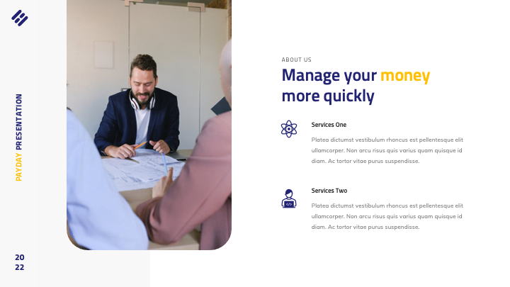 Payday - eWallet and Digital Payment PowerPoint Template, Presentation ...