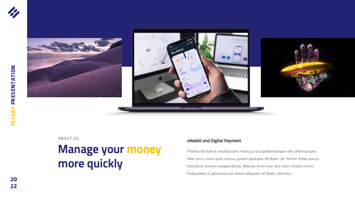 Payday - eWallet and Digital Payment PowerPoint Template, Presentation ...