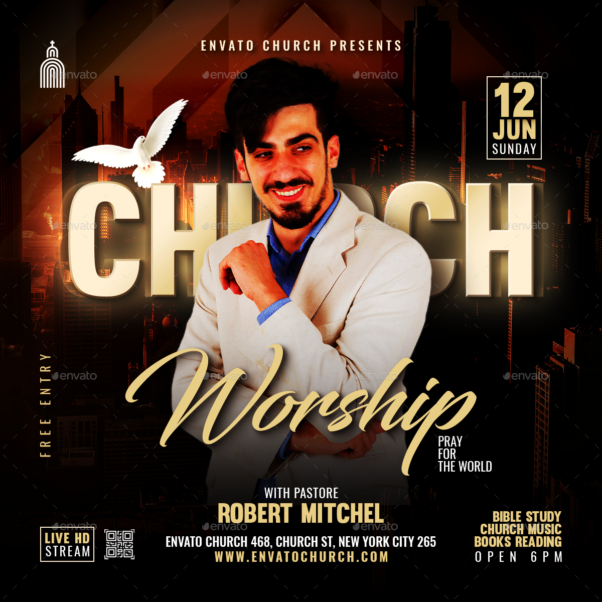 Church Flyer, Print Templates | GraphicRiver