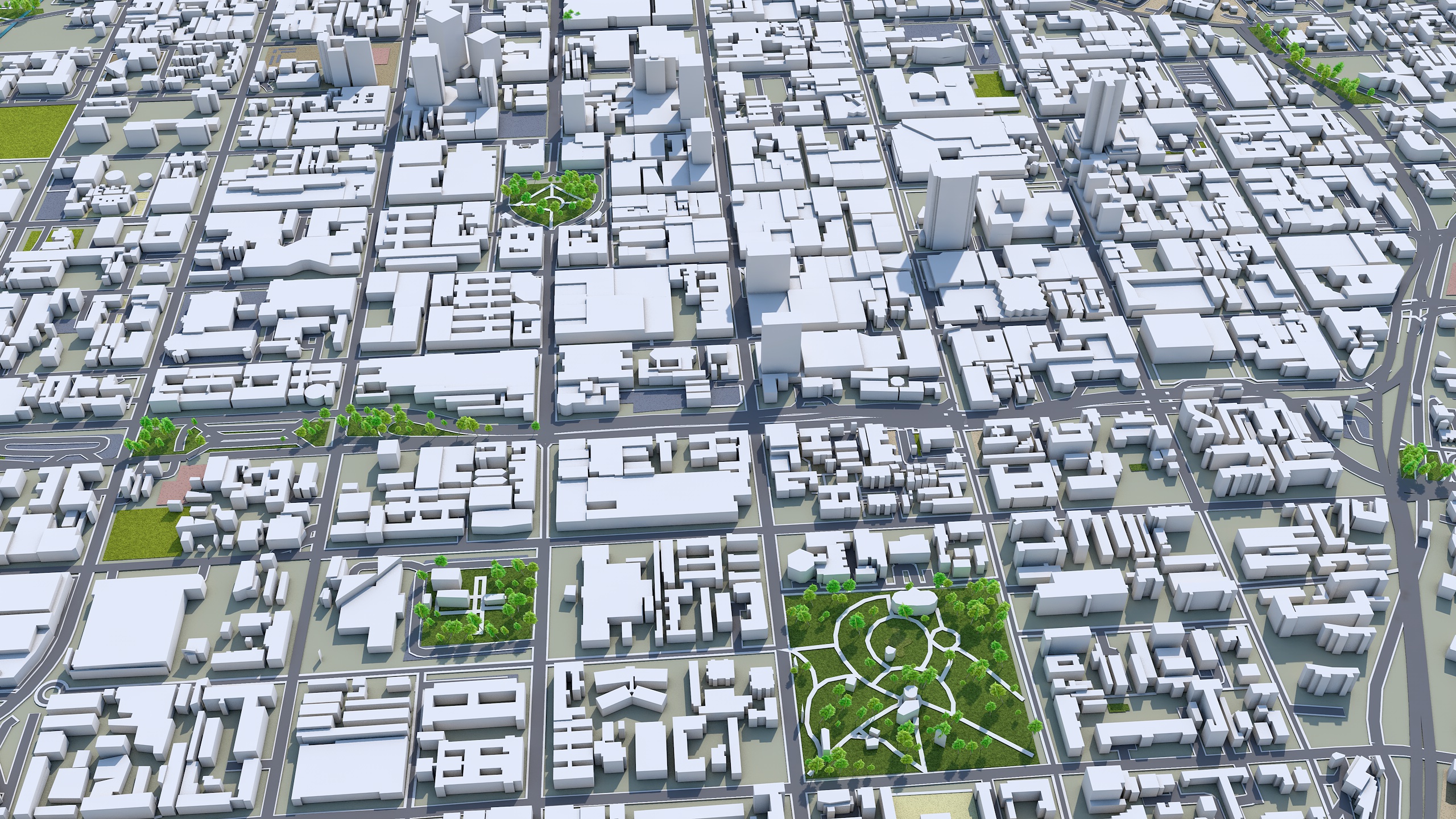 Pretoria city South Africa 3d model 60km by TurboCG | 3DOcean