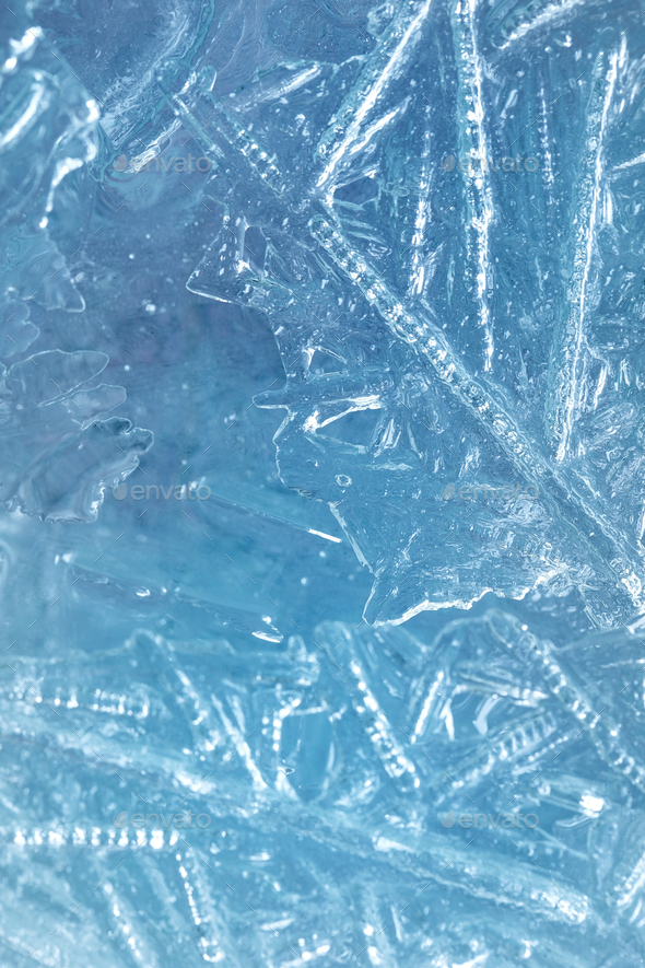 Blue ice background Stock Photo by NatashaBreen | PhotoDune
