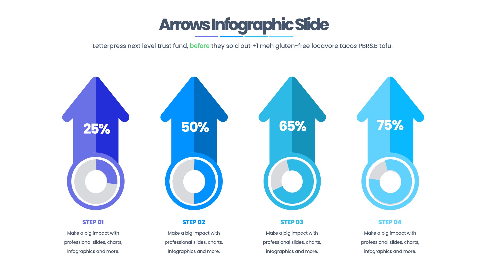 Arrows - PowerPoint Infographics Slides, Presentation Templates ...