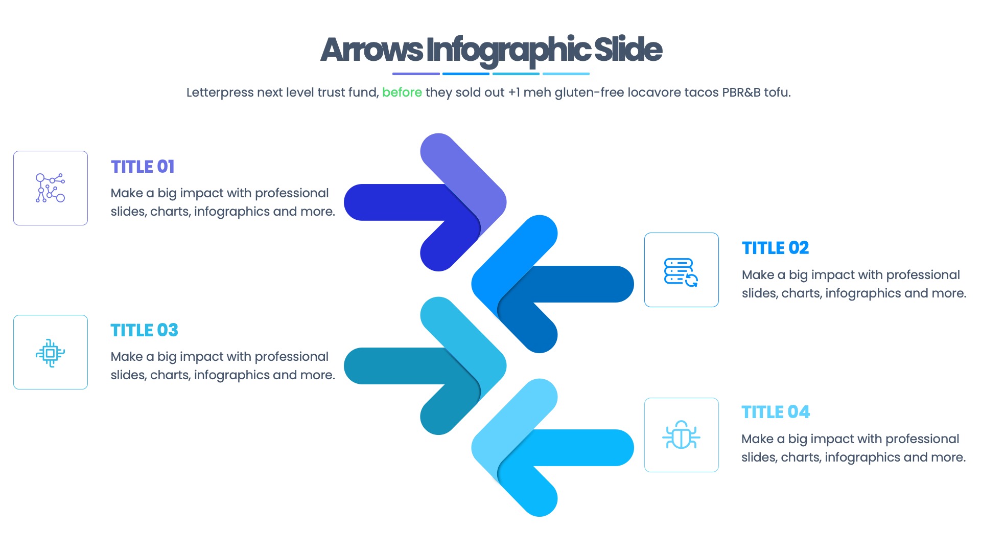 Arrows - PowerPoint Infographics Slides, Presentation Templates ...