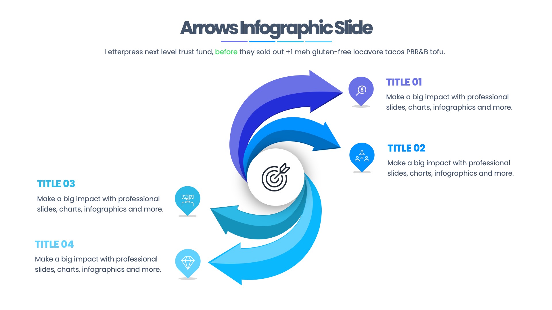 Arrows - PowerPoint Infographics Slides, Presentation Templates ...