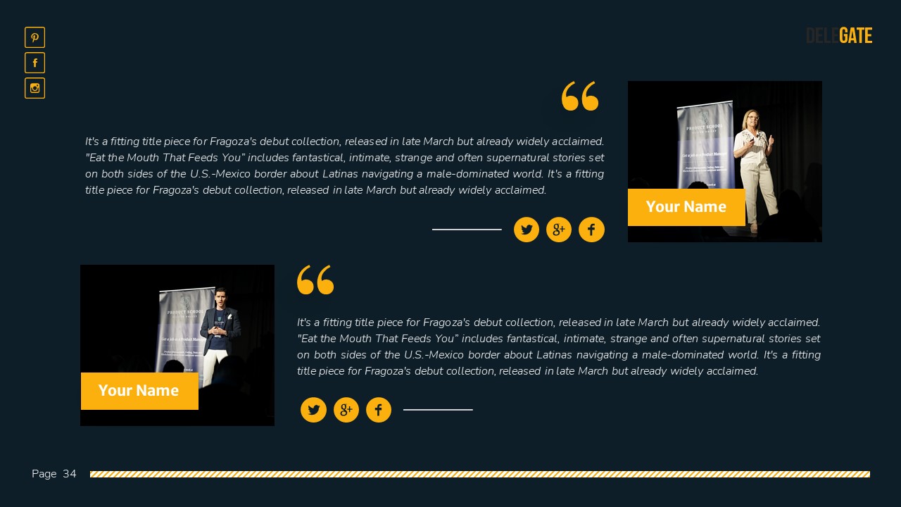 Delegate Event Presentation Template, Presentation Templates | GraphicRiver