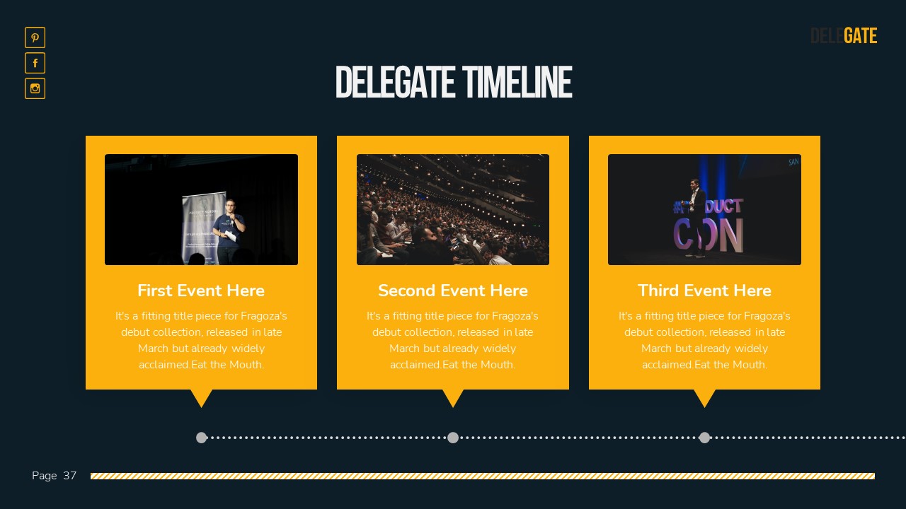 Delegate Event Presentation Template, Presentation Templates | GraphicRiver