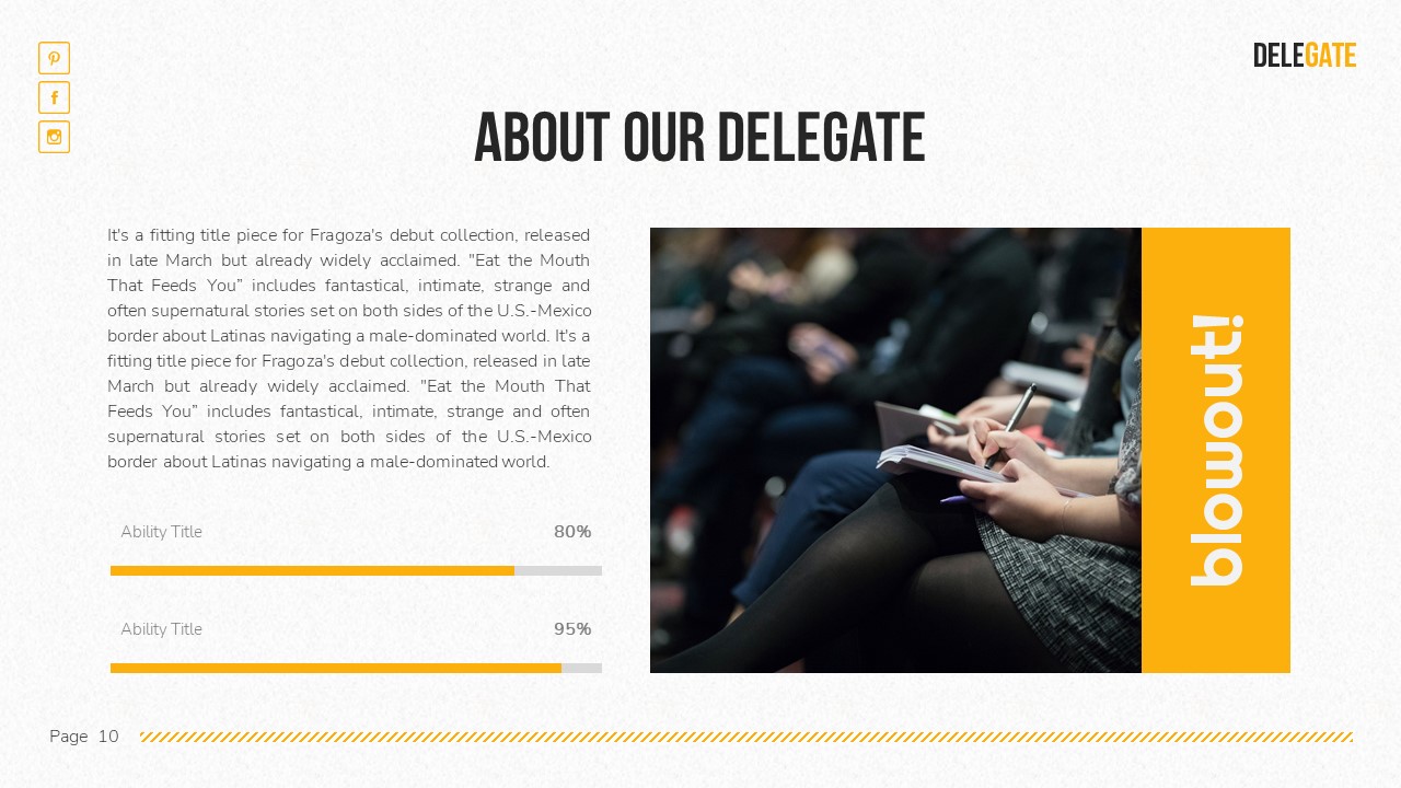 Delegate Event Presentation Template, Presentation Templates | GraphicRiver