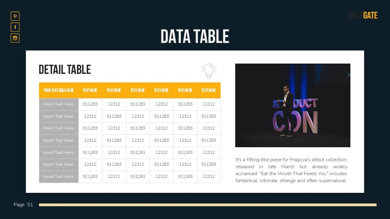 Delegate Event Presentation Template, Presentation Templates | GraphicRiver