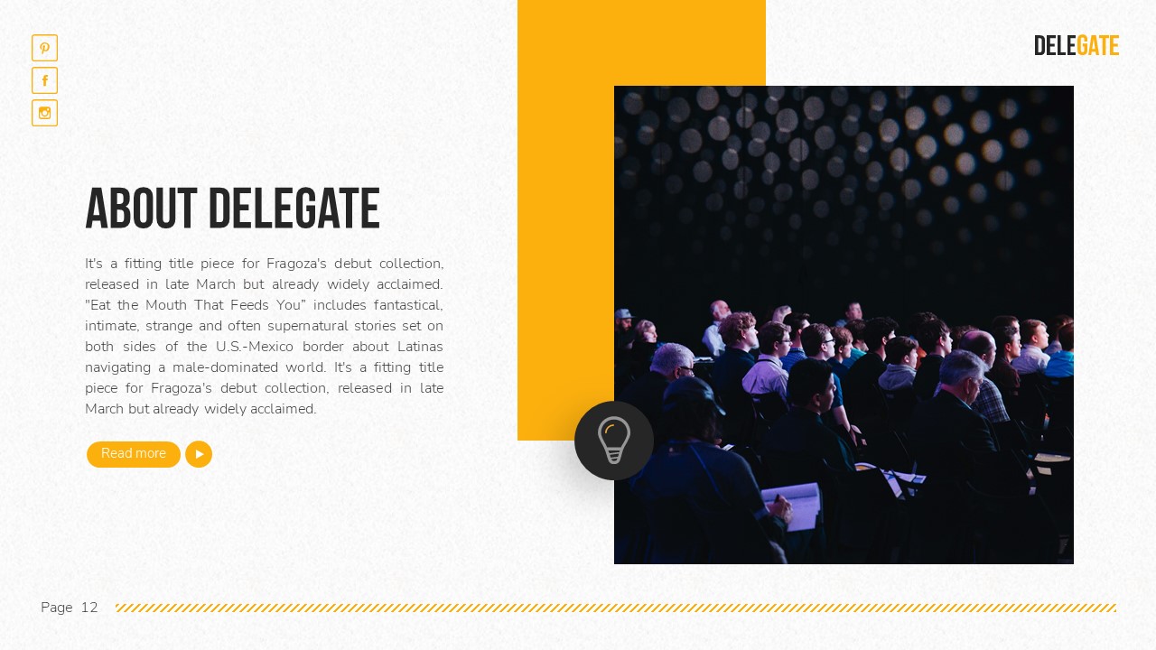 Delegate Event Presentation Template, Presentation Templates | GraphicRiver